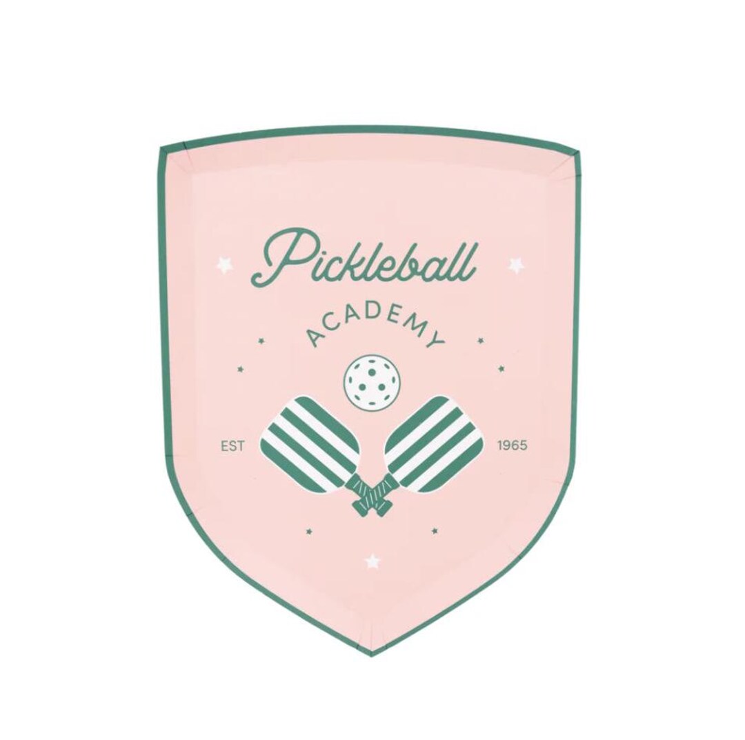 Pickleball Paper Plates, Pickleball Party Decor, Pickleball Party ...