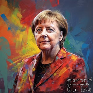 Angela Merkel Motivational Quotes - Original Signature | Inspirational ...