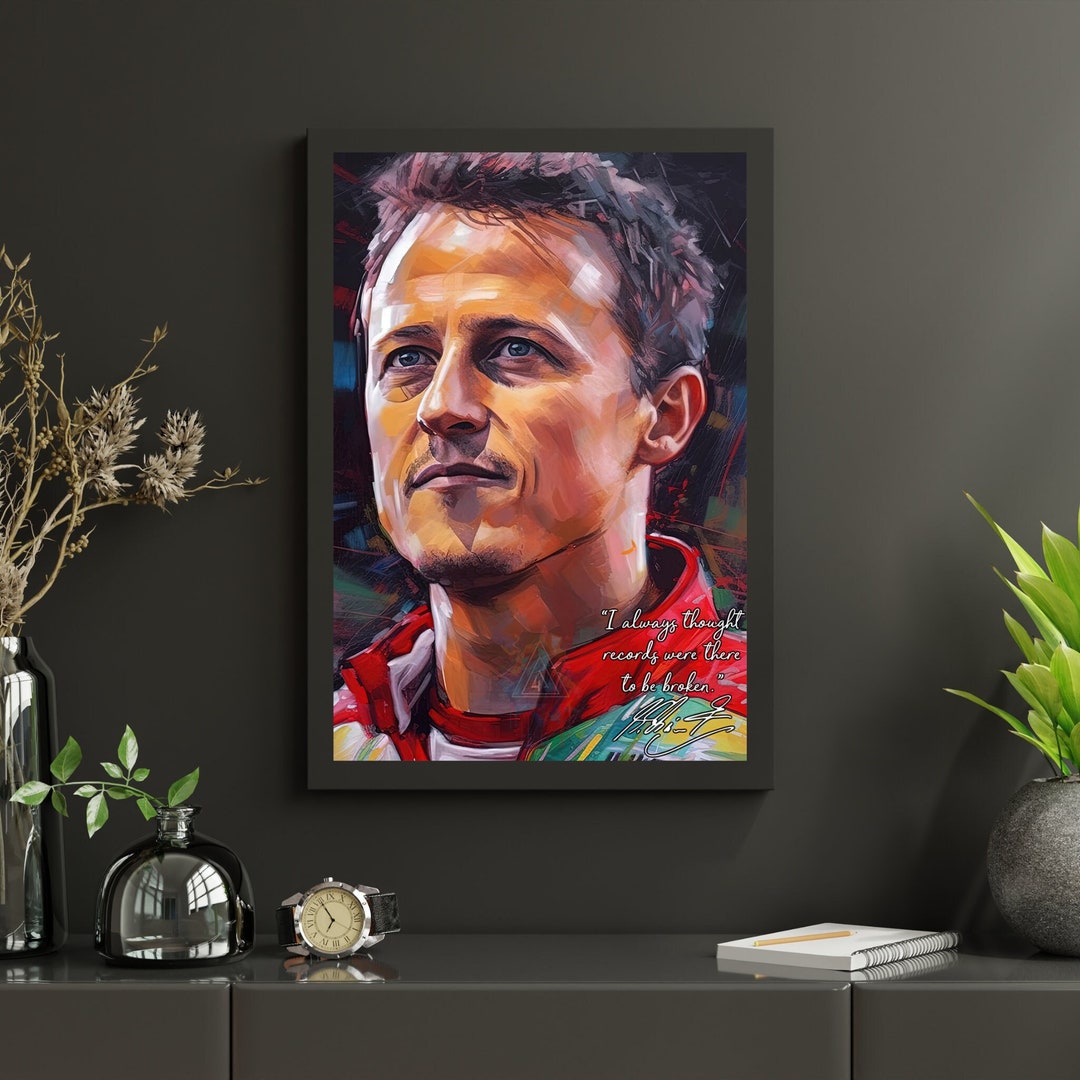Michael Schumacher Motivational Quotes - Original Signature ...