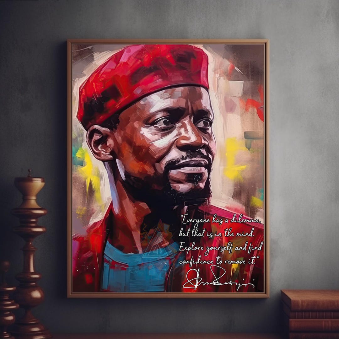 Bobi Wine Motivational Quotes Original Signature Inspirational Wall Art ...
