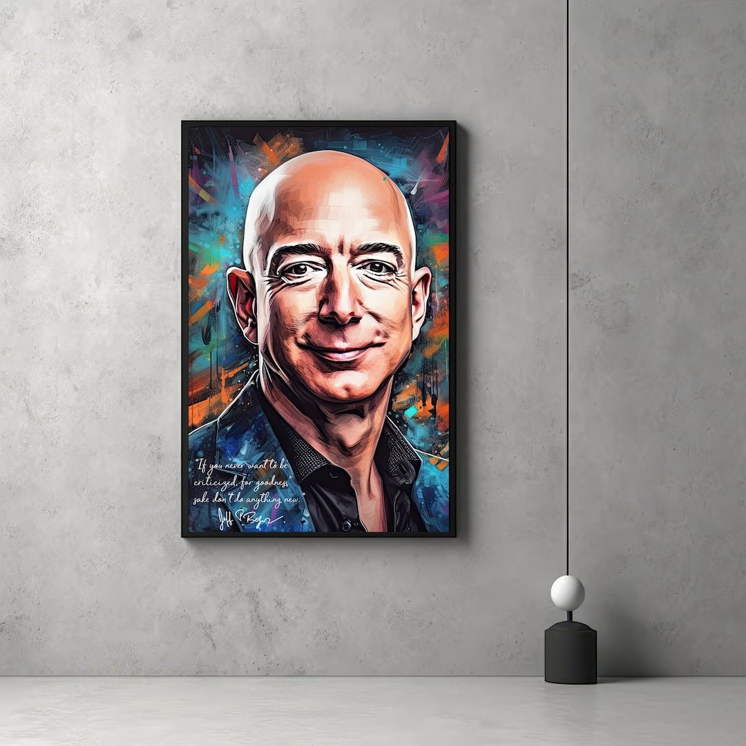 Jeff Bezos Famous Quotes - Jeff Bezos Signature | Inspirational Wall ...