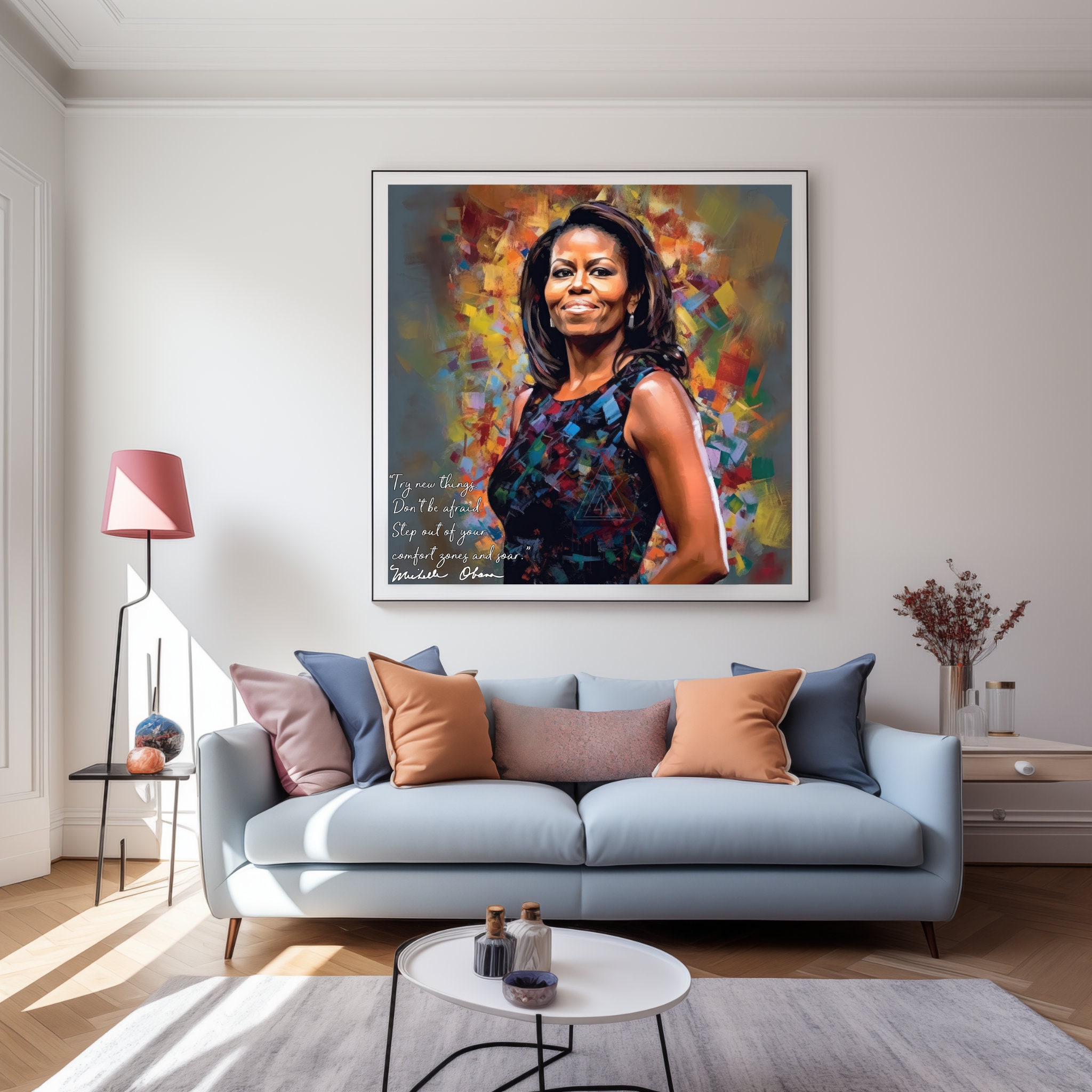 Michelle Obama Motivational Quotes Original Signature Inspirational ...