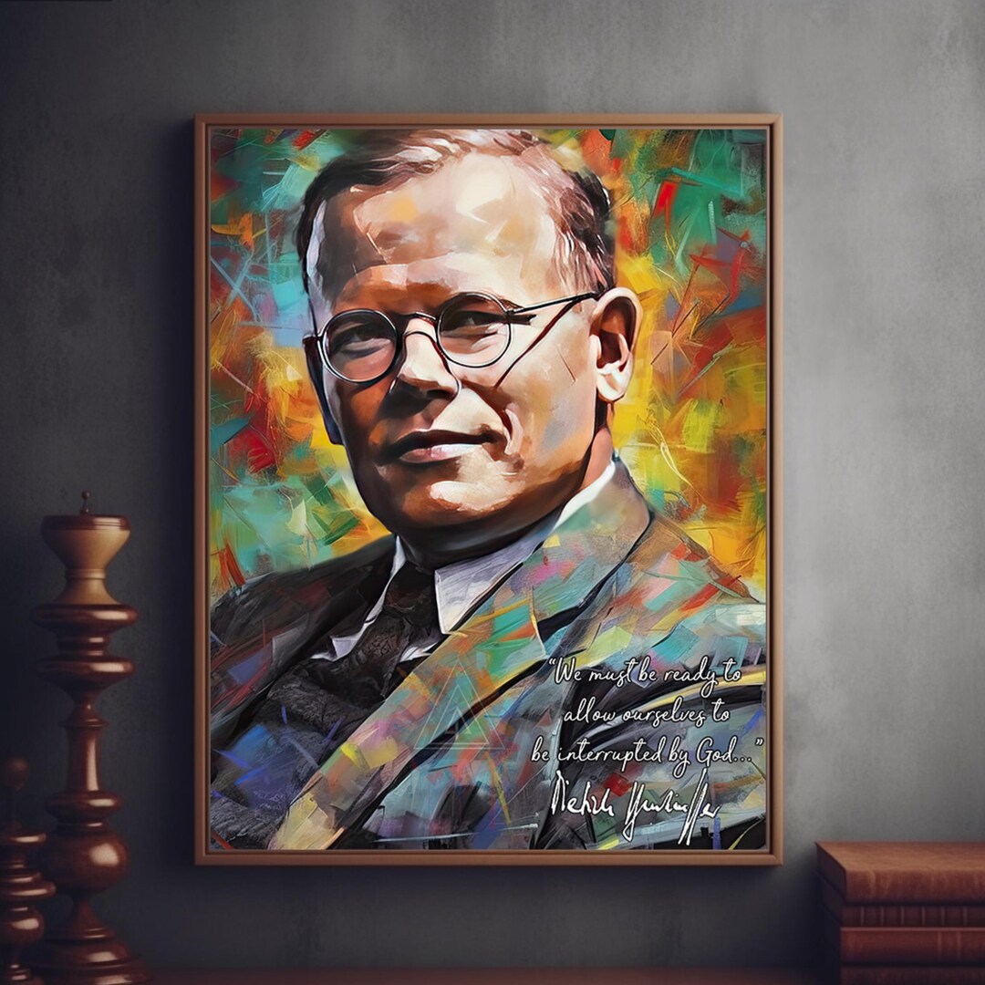 Dietrich Bonhoeffer Quote Art: Inspirational Signature Print (digital ...