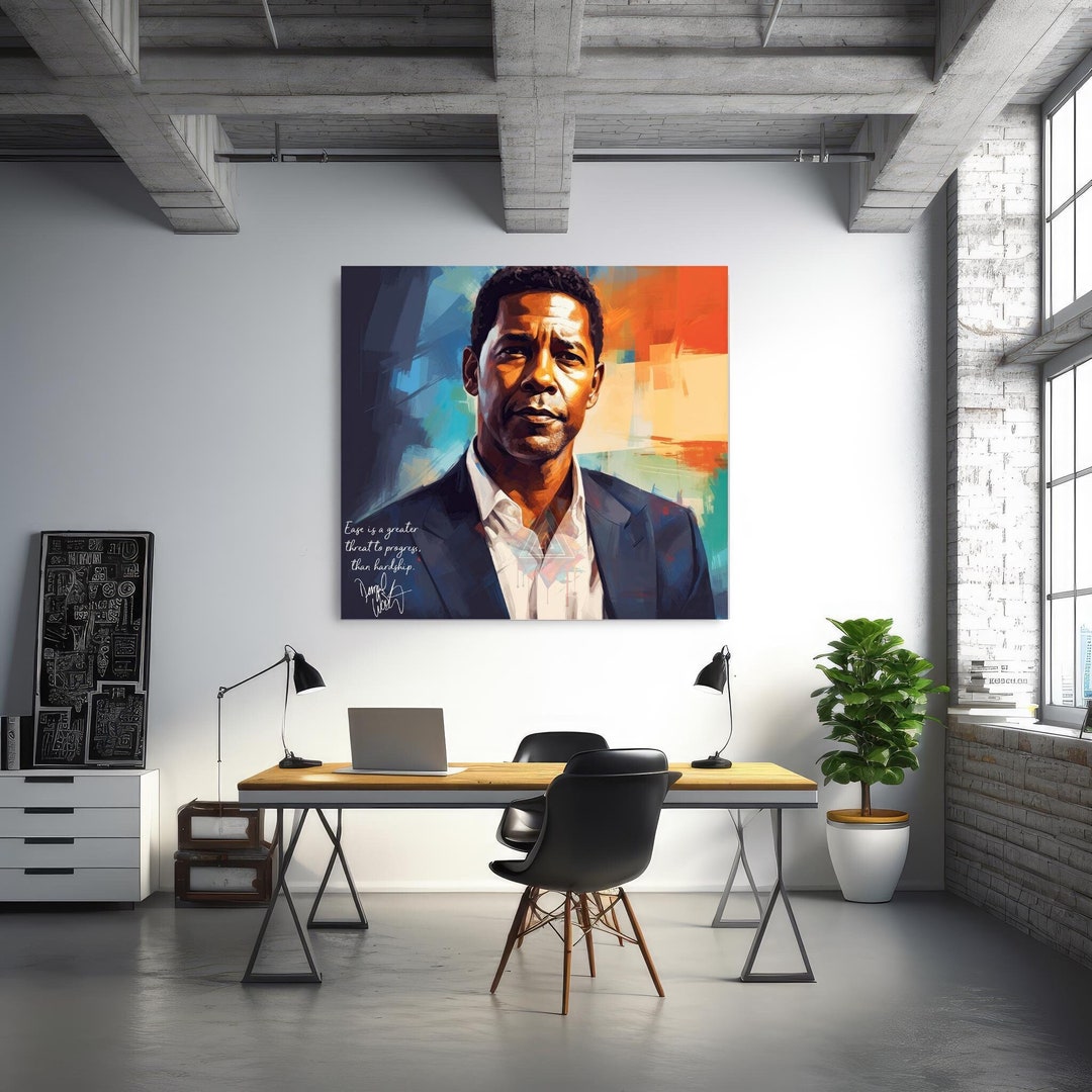 Denzel Washington Motivational Quotes, Original Signature ...