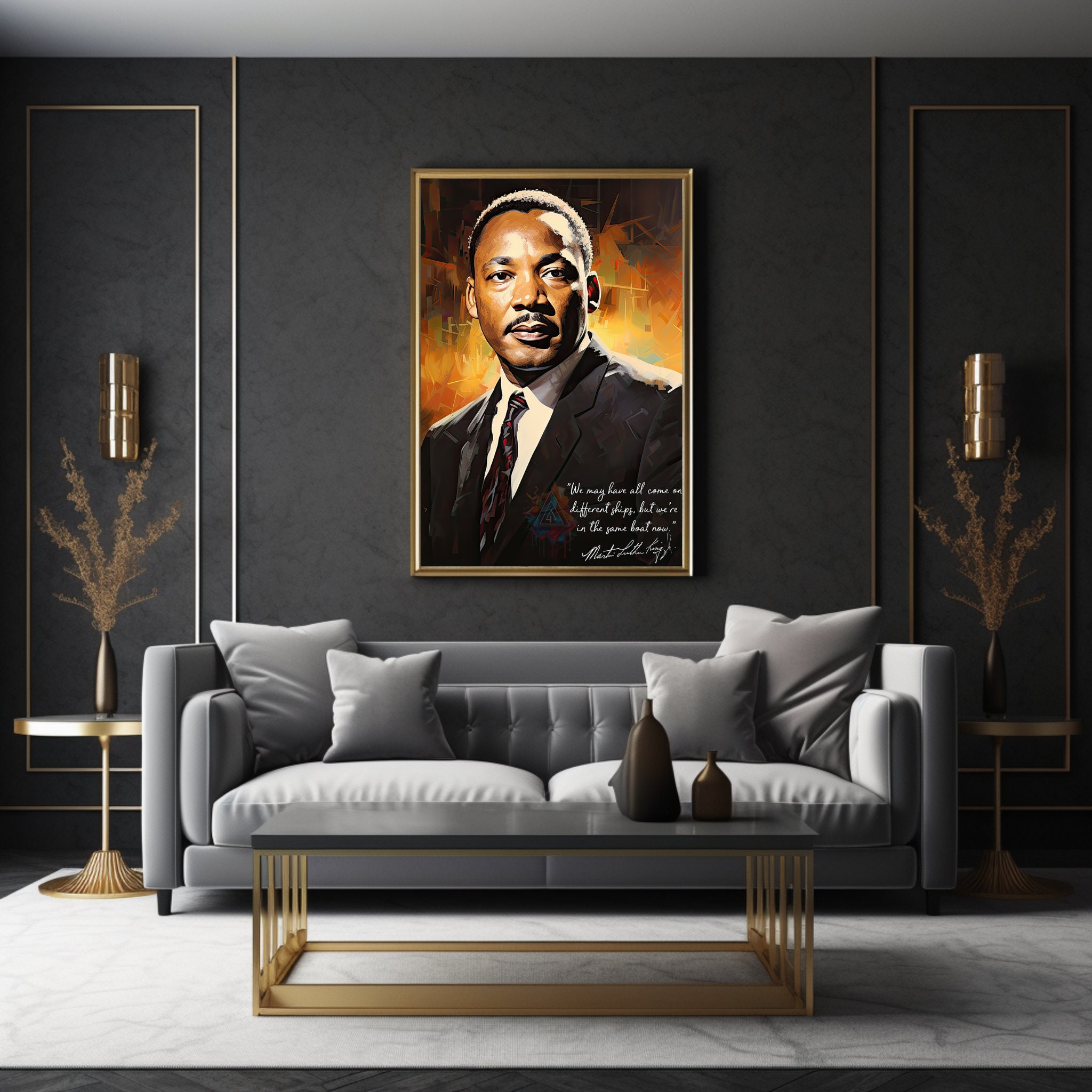 Martin Luther King Jr Motivational Quotes Original Signature ...
