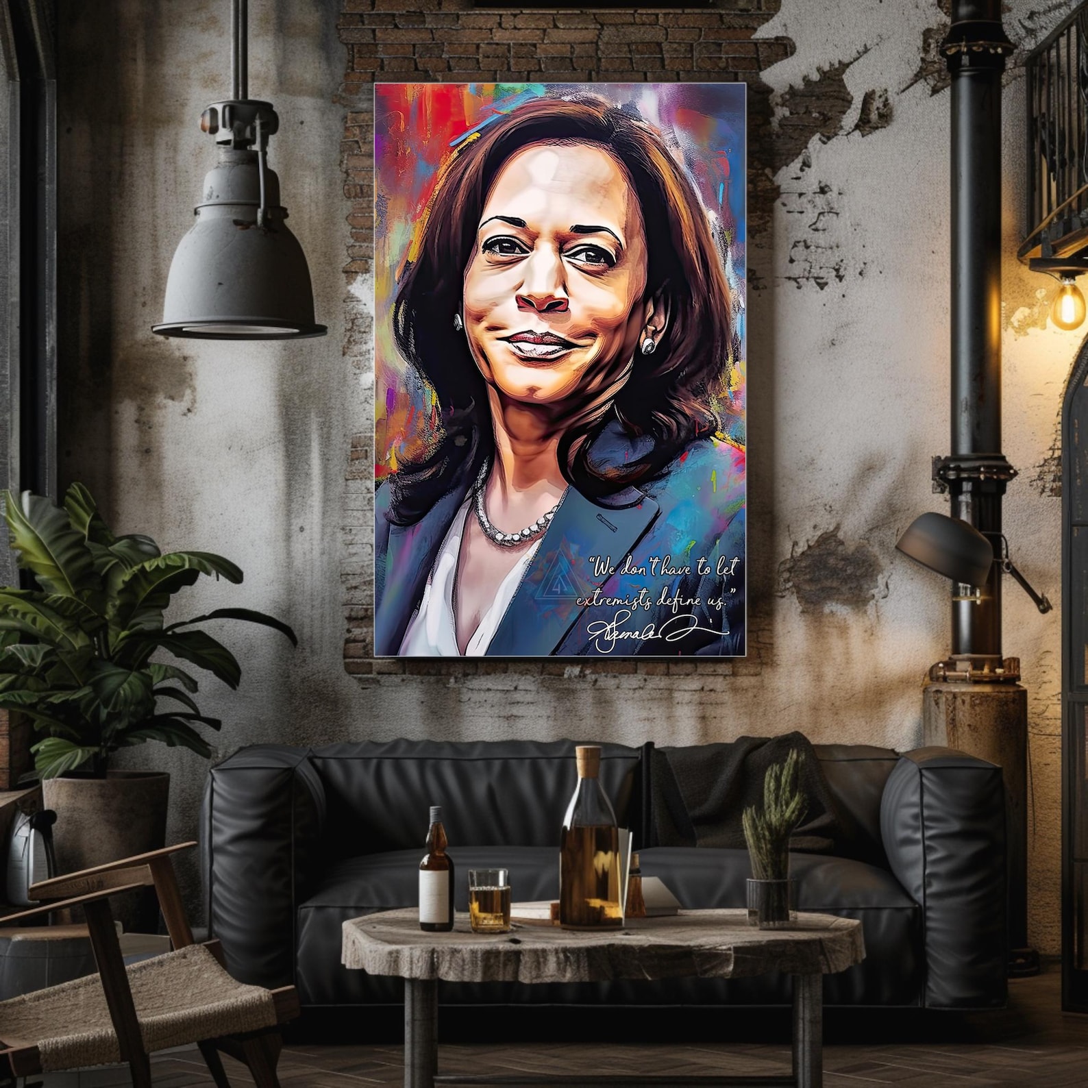 Kamala Harris Famous Quotes - Original Signature | Inspirational Wall ...