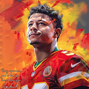 Patrick Mahomes Motivational Quotes - Original Signature ...