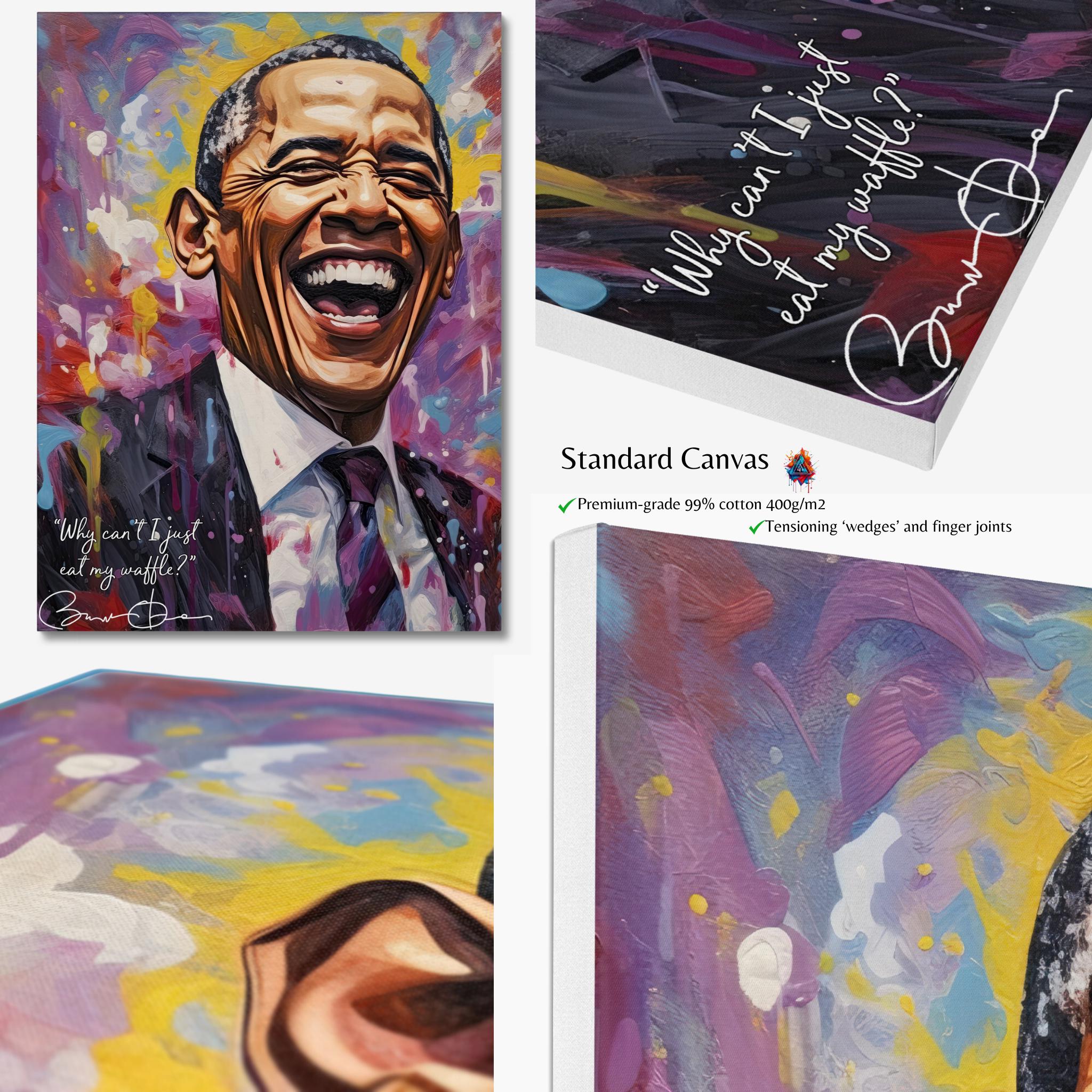 Barack Obama Signature Canvas Art: Inspirational Quote Wall Decor - Etsy