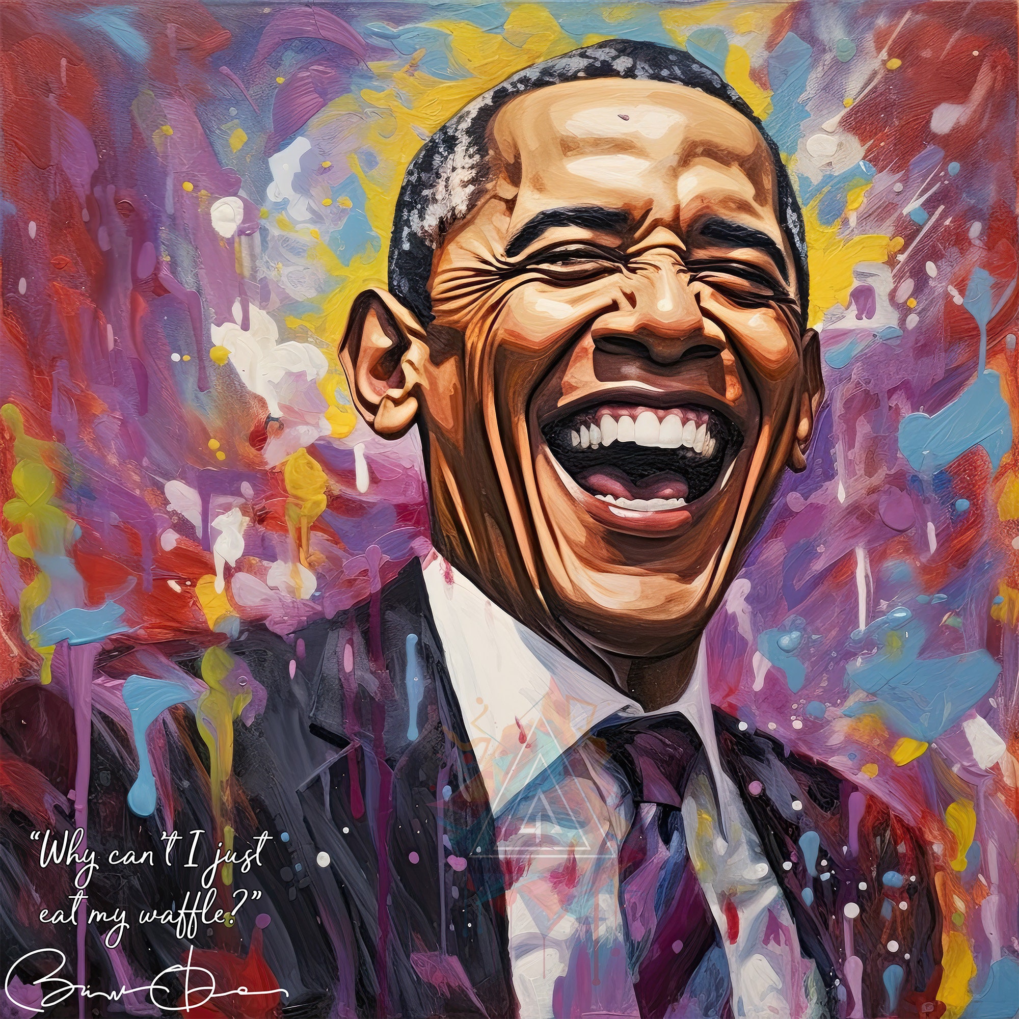 Barack Obama Motivational Quotes Original Signature Inspirational Wall ...