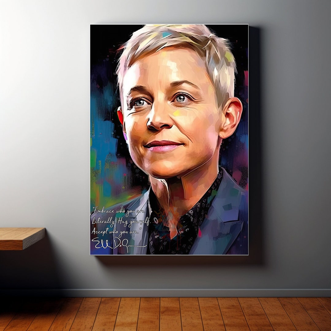 Ellen Degeneres Famous Quotes - Original Signature | Motivational ...