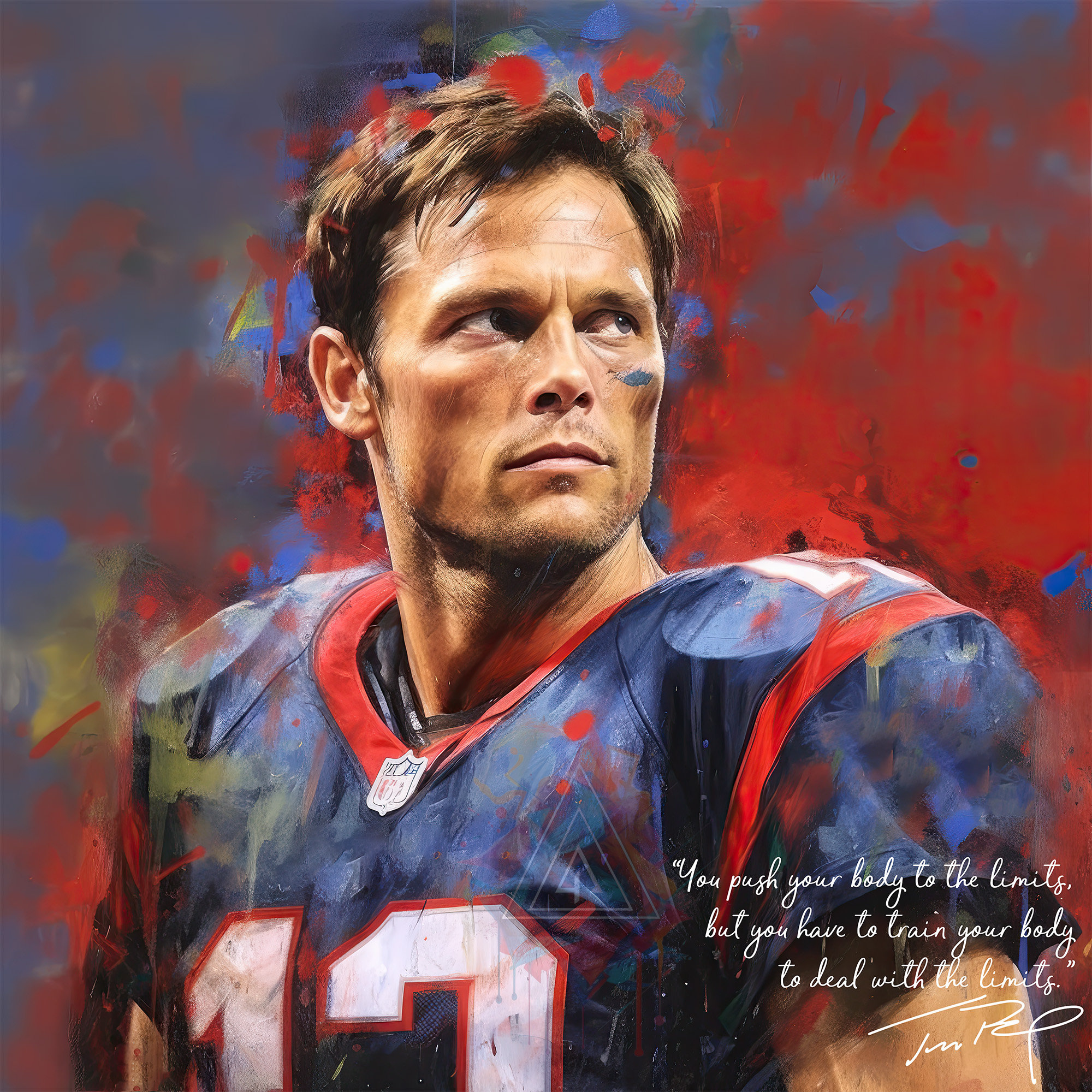 Tom Brady Motivational Quotes Tom Brady Signature Inspirational Wall ...