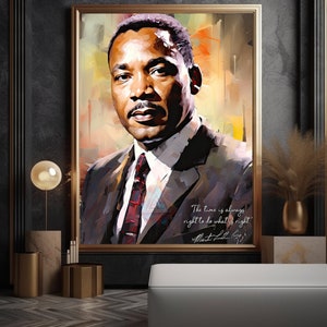 Martin Luther King Jr Famous Quotes - Original Signature ...