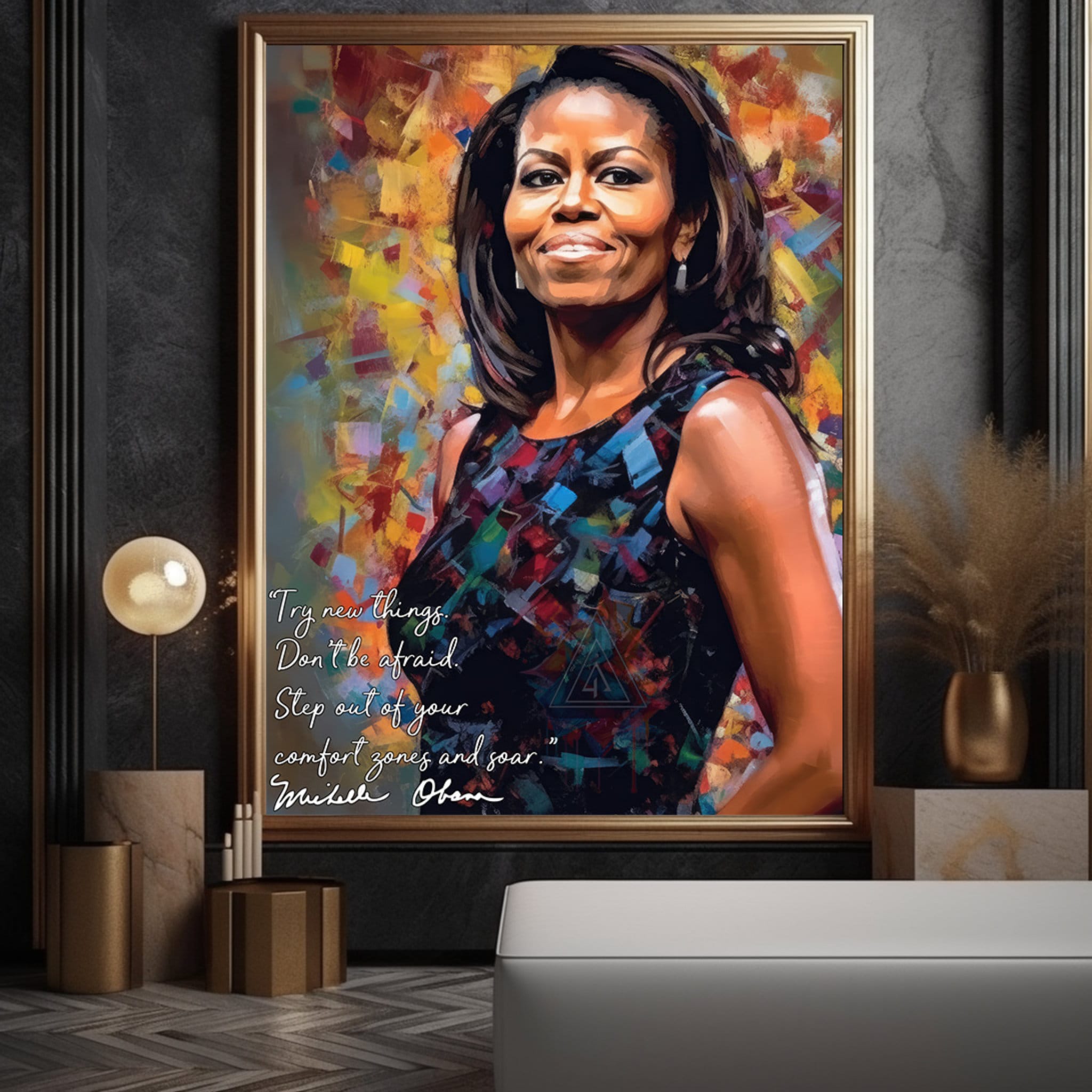 Michelle Obama Motivational Quotes Original Signature Inspirational ...