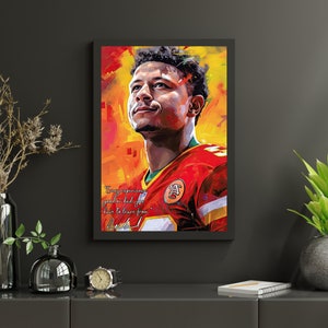 Patrick Mahomes Motivational Quotes - Original Signature ...