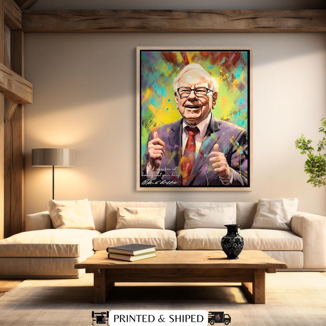 Warren Buffett Zitat Print: Inspirierende Business Kunst - Etsy.de