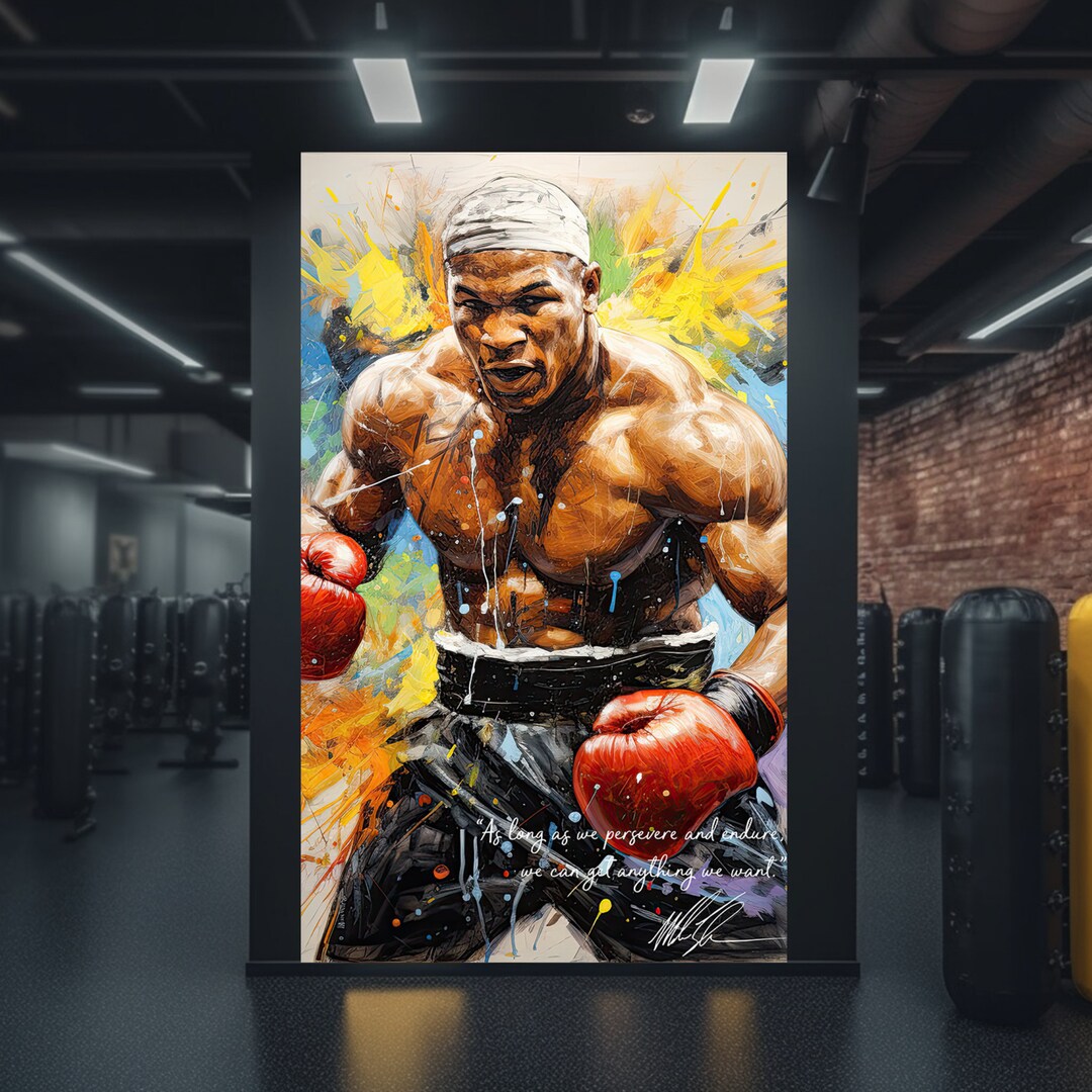 Mike Tyson Famous Quotes Mike Tyson Signature - Etsy
