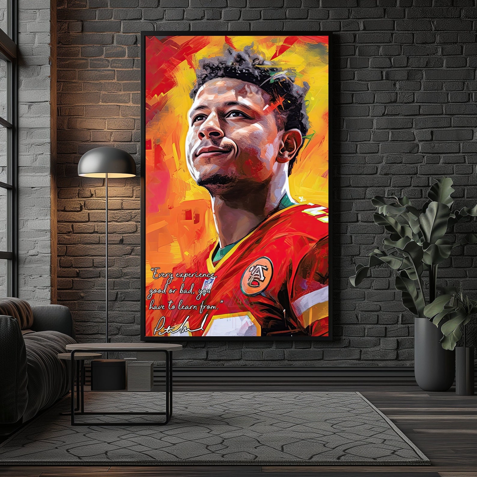 Patrick Mahomes Motivational Quotes - Original Signature ...