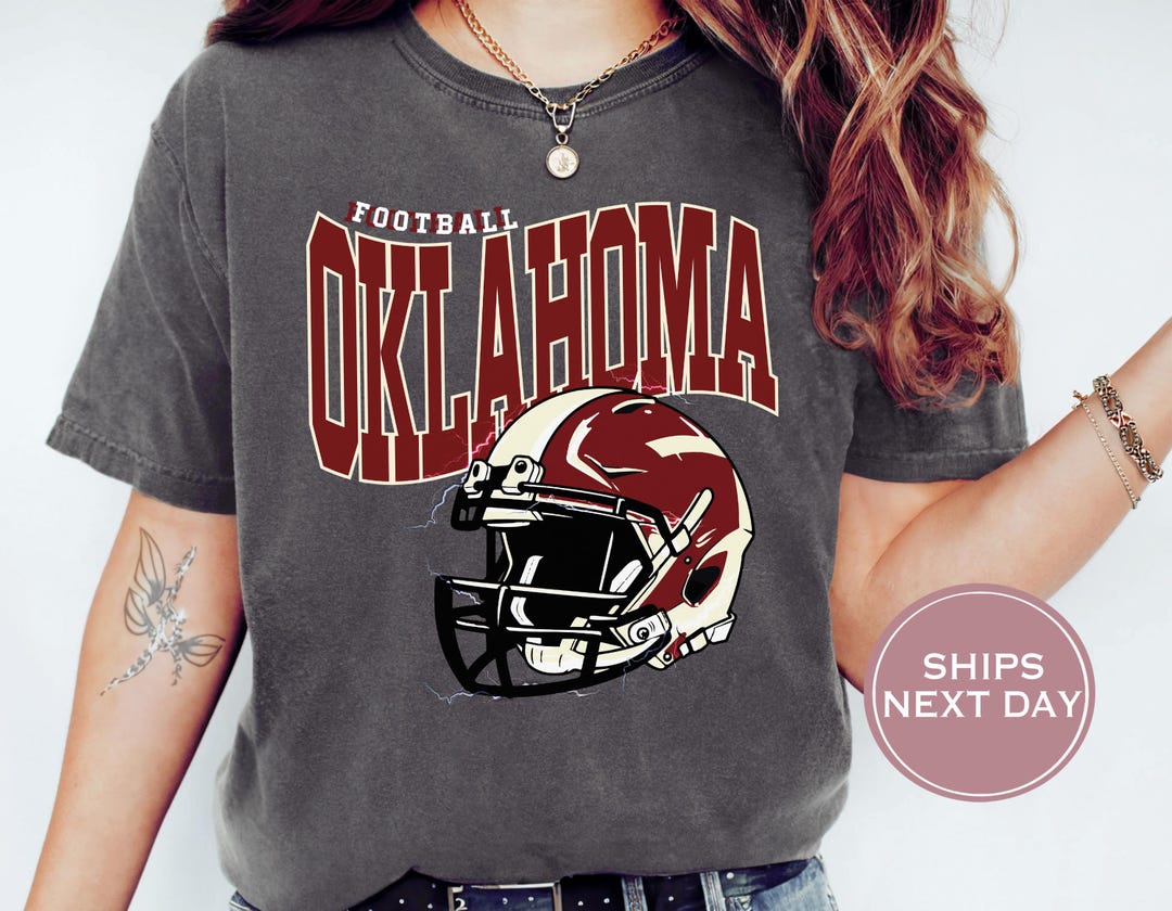 Retro Oklahoma Football Shirt, Vintage Oklahoma Football Tee, Tulsa ...