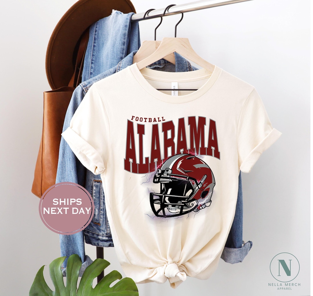 Retro Alabama Football Shirt, Vintage Alabama Football Shirt, Alabama ...