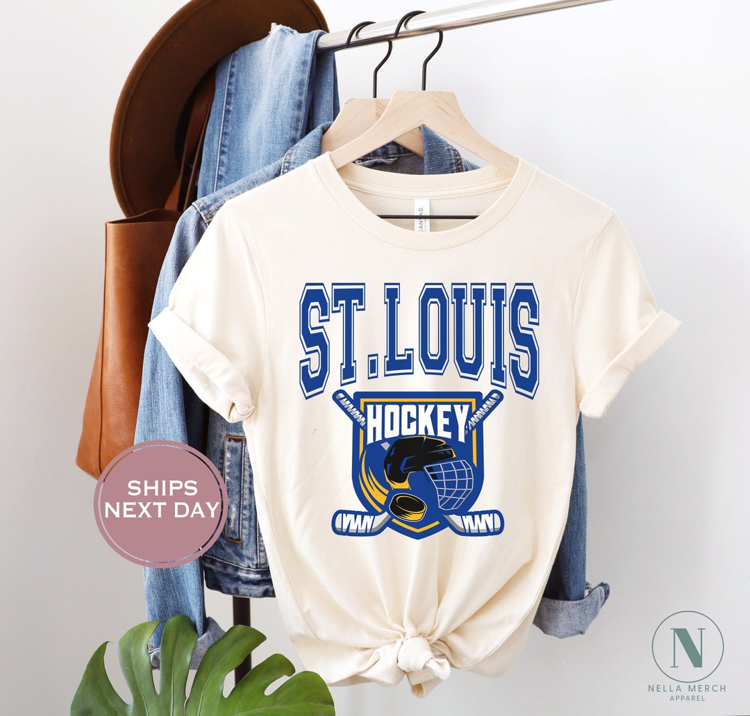 St. Louis Hockey Shirt, Vintage Saint Louis Hockey Shirt, Retro STL ...
