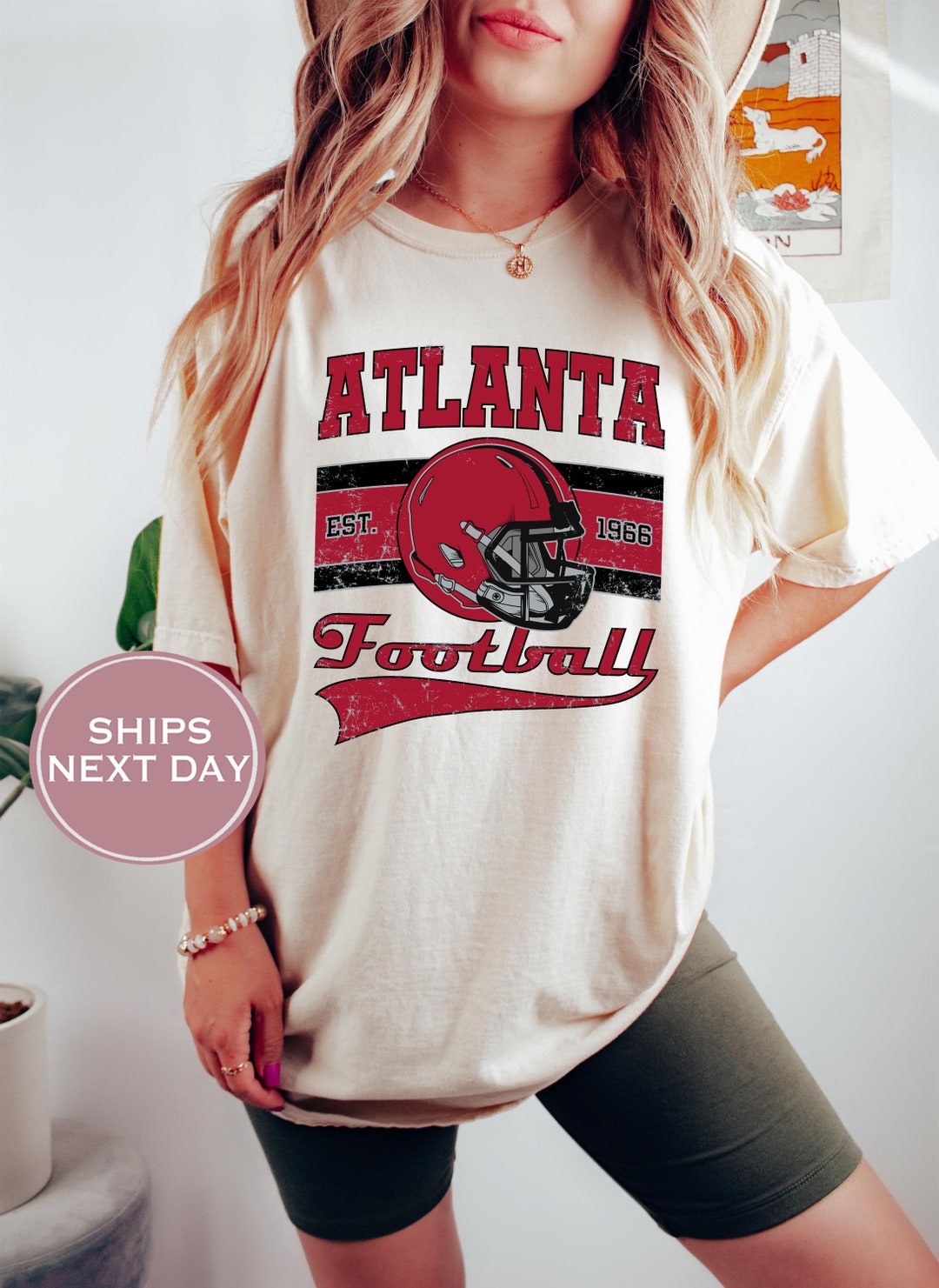Retro Atlanta Football Shirt, Vintage Atlanta Football Shirt, Atlanta ...