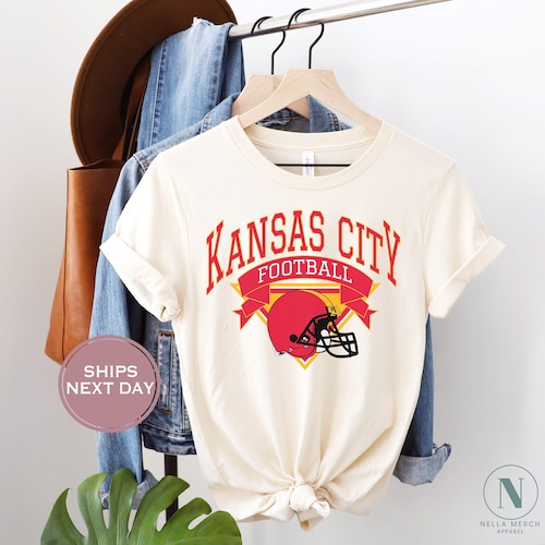 Retro Kansas City Football Shirt Vintage Kansas City Football - Etsy