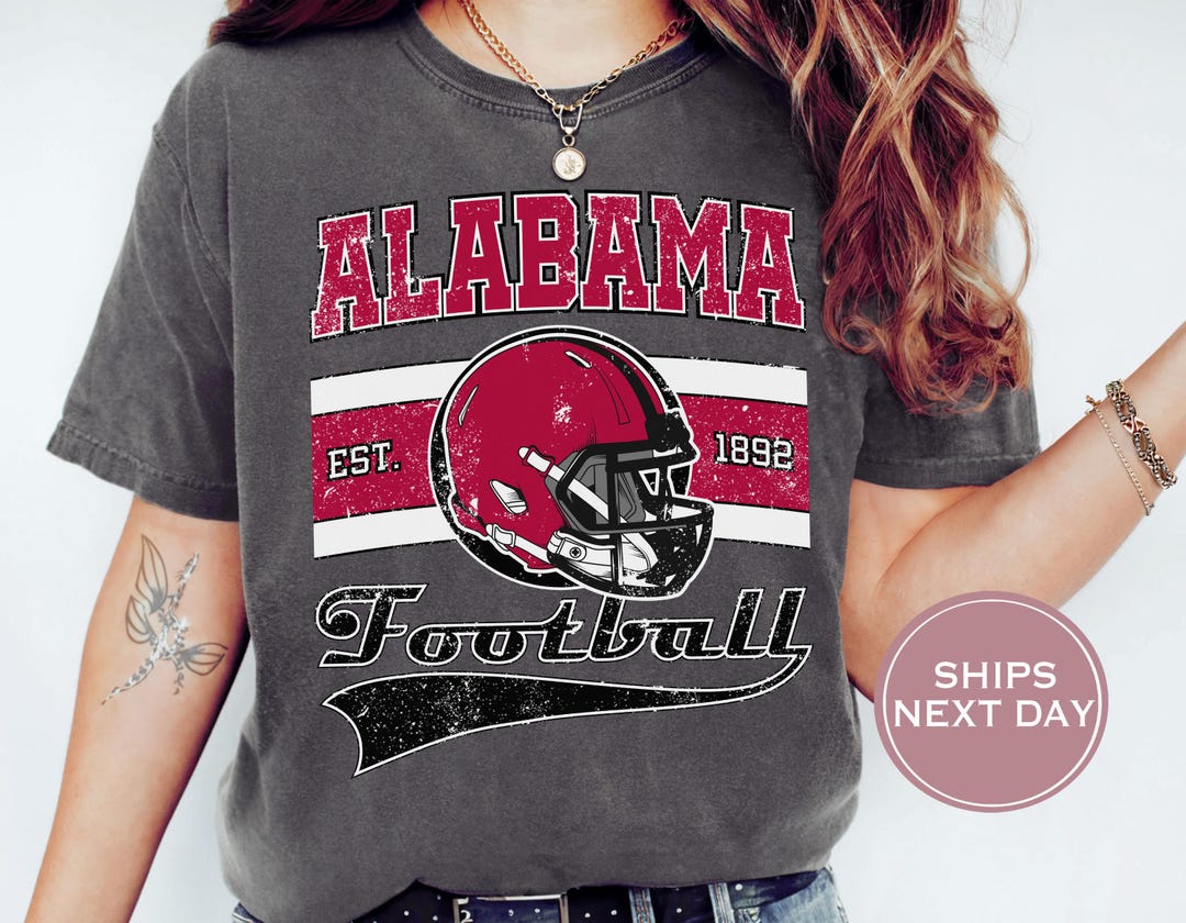 Retro Alabama Football Shirt, Vintage Alabama Football Shirt, Alabama ...