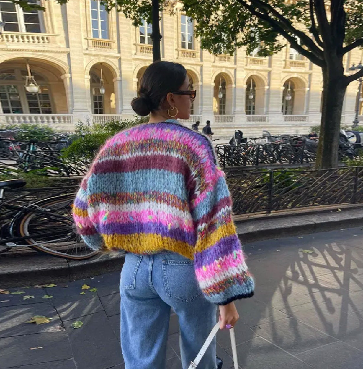 Bunte Strick Cardigan Casual Winter Herbst Herbst Wolle - Etsy.de