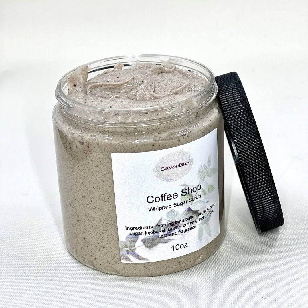 Coffee Shop Whipped Sugar Scrub, Gift Tea, Stocking Stuffer, Self Care ...