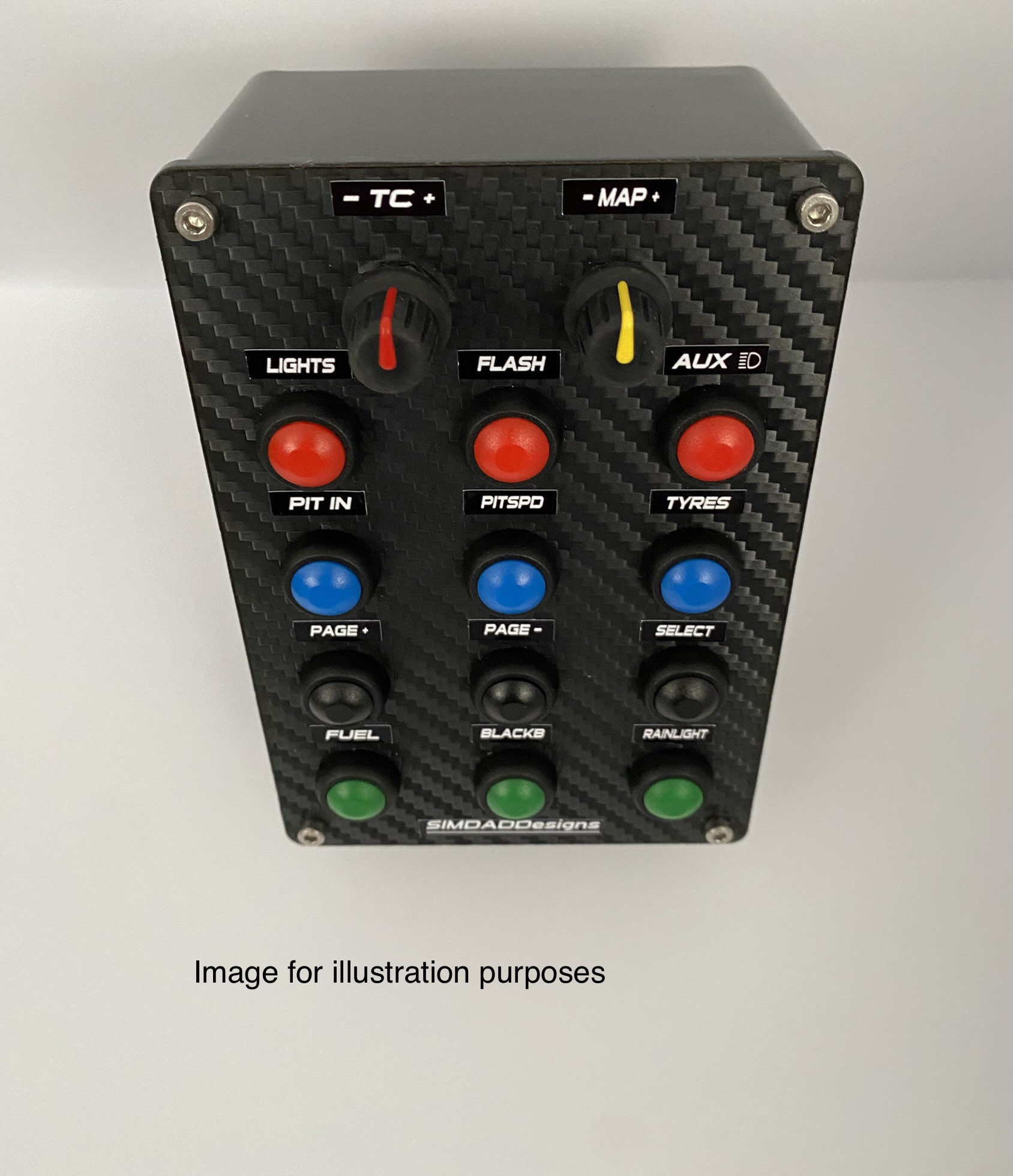 Simdaddesigns Simracing Buttonbox Sticker Sheet V1 Sheet 1 - Etsy