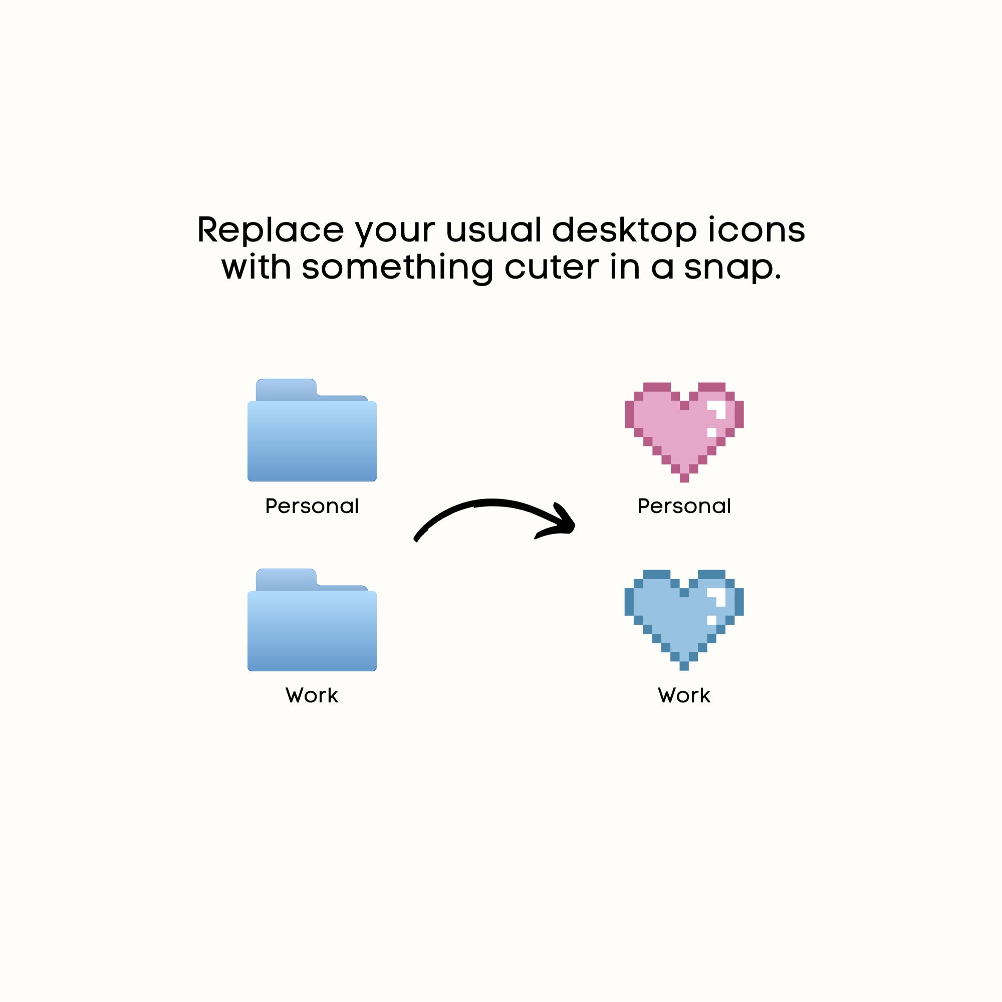 10 Pixel Heart Desktop Icons, Icons for Mac + Windows, Entrepreneurs ...