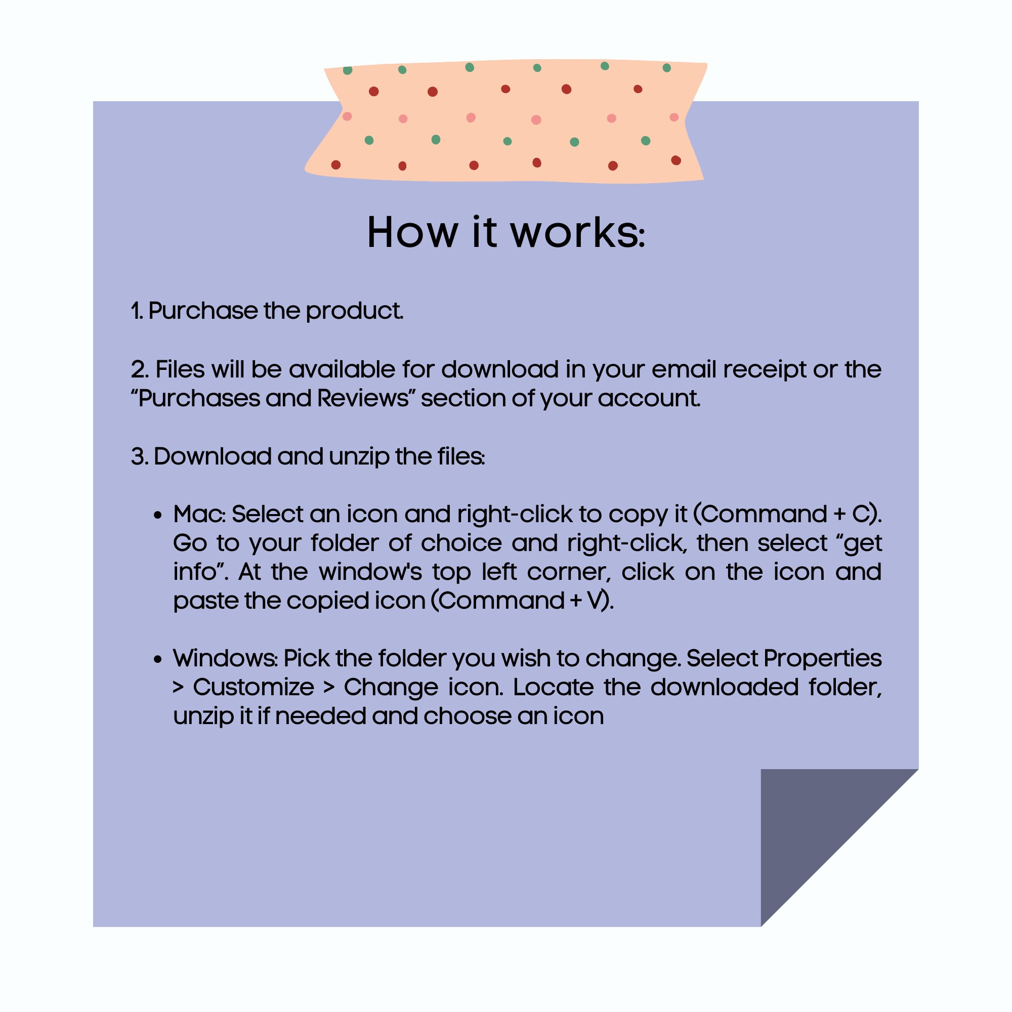 10 Dark Neutral Desktop Icons, Folder Icons for Mac + Windows, Cute ...