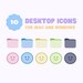 10 Smiley Desktop Icons, Folder Icons for Mac + Windows, Smiley Face ...