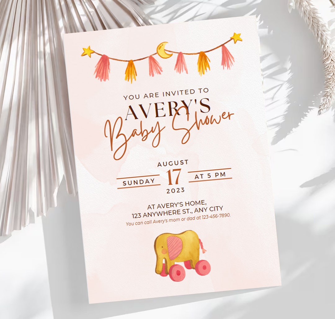Cute Baby Shower Invite - Etsy