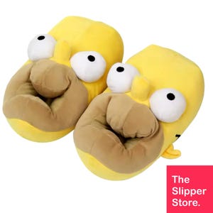My Homer Simpson Slippers Gift Teen Boy Cartoon Christmas Gifts for Him ...