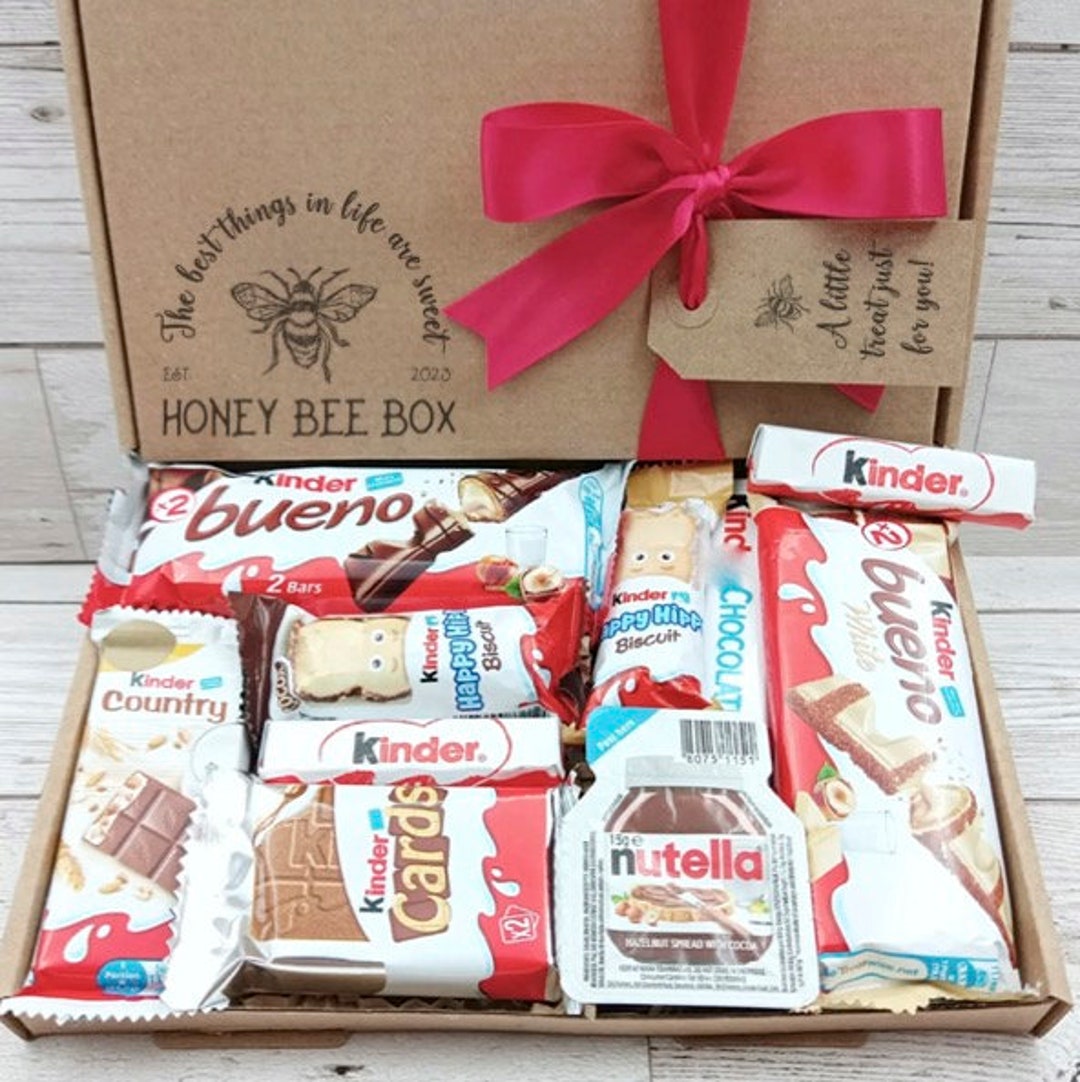 Kinder Letterbox Gift Chocolate Hamper Chocolate Gift Kinder Hug in a ...