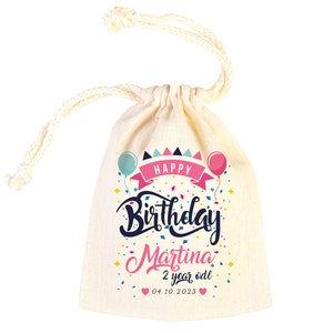 Happy Birthday Gİft Bags, Custom Party Bags for First Birthday ...