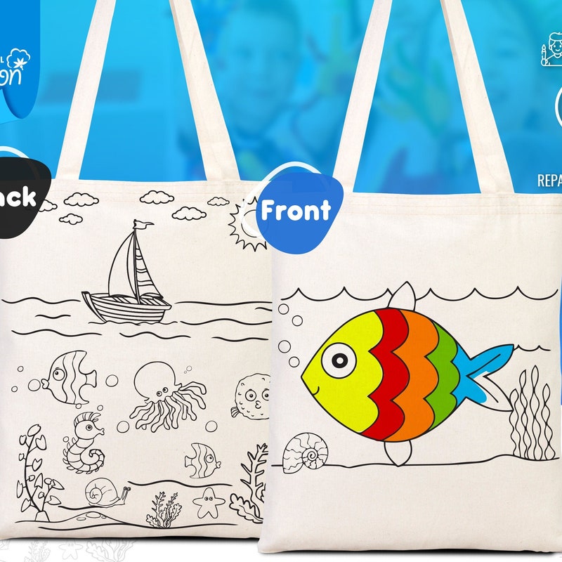 Coloring Bags for Kids - Etsy