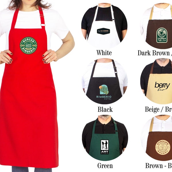 Custom Logo Apron - Etsy