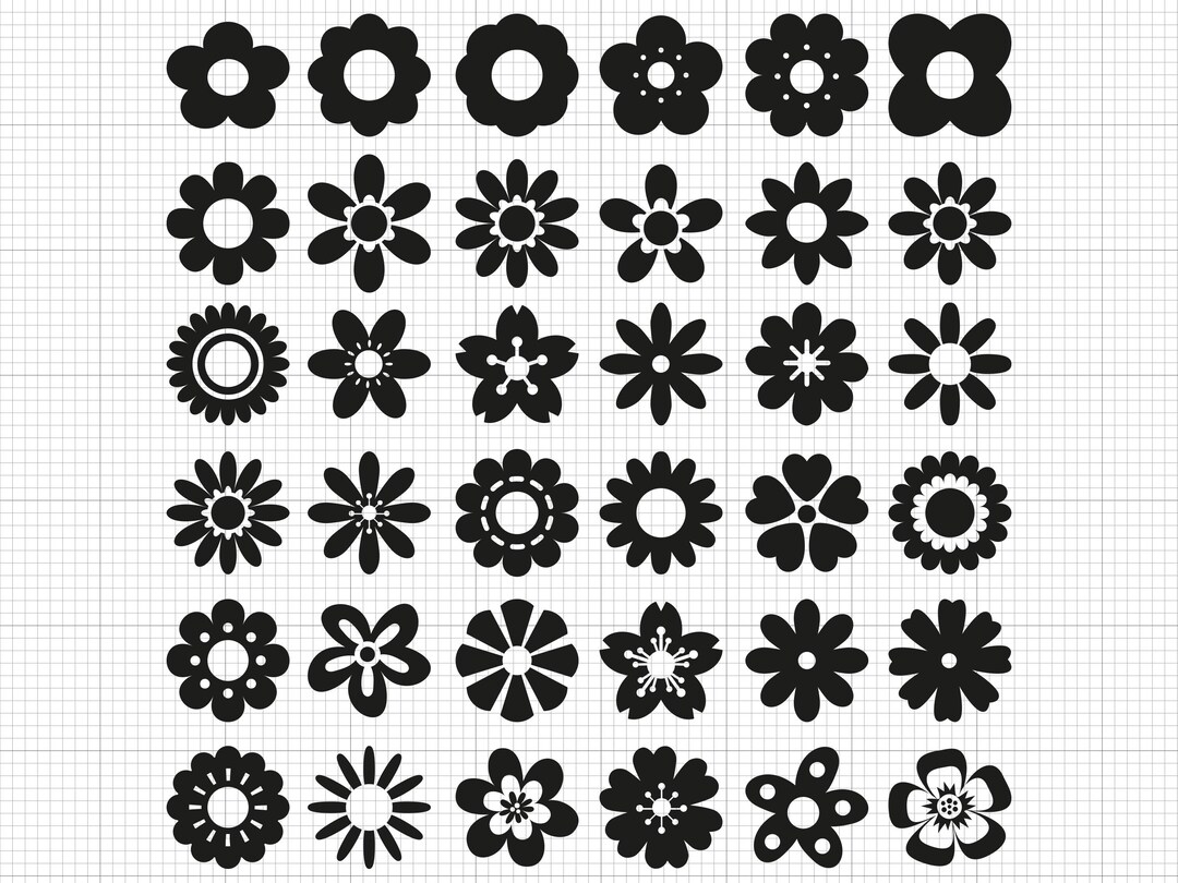 Daisy Svg Png Pdf Ai Dxf File Download - Etsy