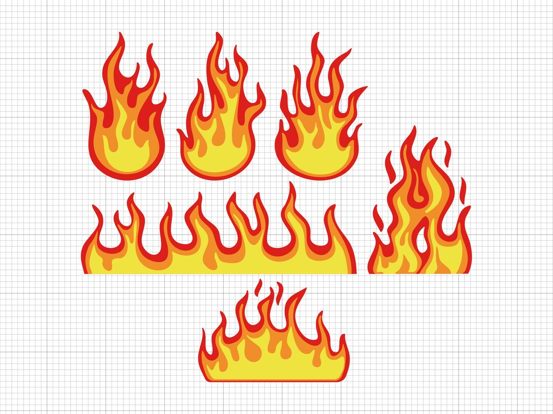 Fire Svg Png Pdf Ai Dxf File Download - Etsy