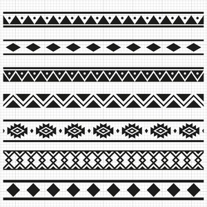 Aztec Pattern Svg Png Pdf Ai Dxf File Download - Etsy