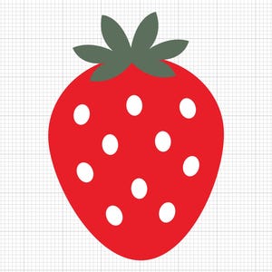 Strawberry Svg Png Pdf Ai Dxf File Download - Etsy