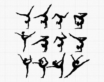 Gymnastics SVG Bundle, Gymnastics PNG Bundle, Gymnastics Clipart ...