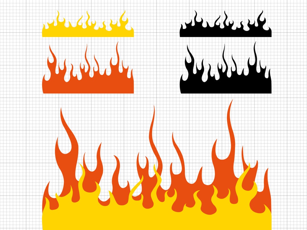 Flames Svg Png Ai Pdf Dxf File Download - Etsy
