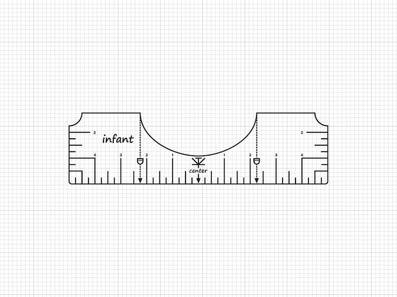 Tshirt Ruler Svg Png Pdf Ai Dxf File Download - Etsy