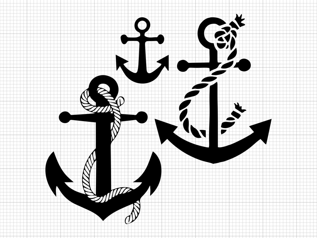 Anchor Svg Png Pdf Ai Dxf File Download - Etsy