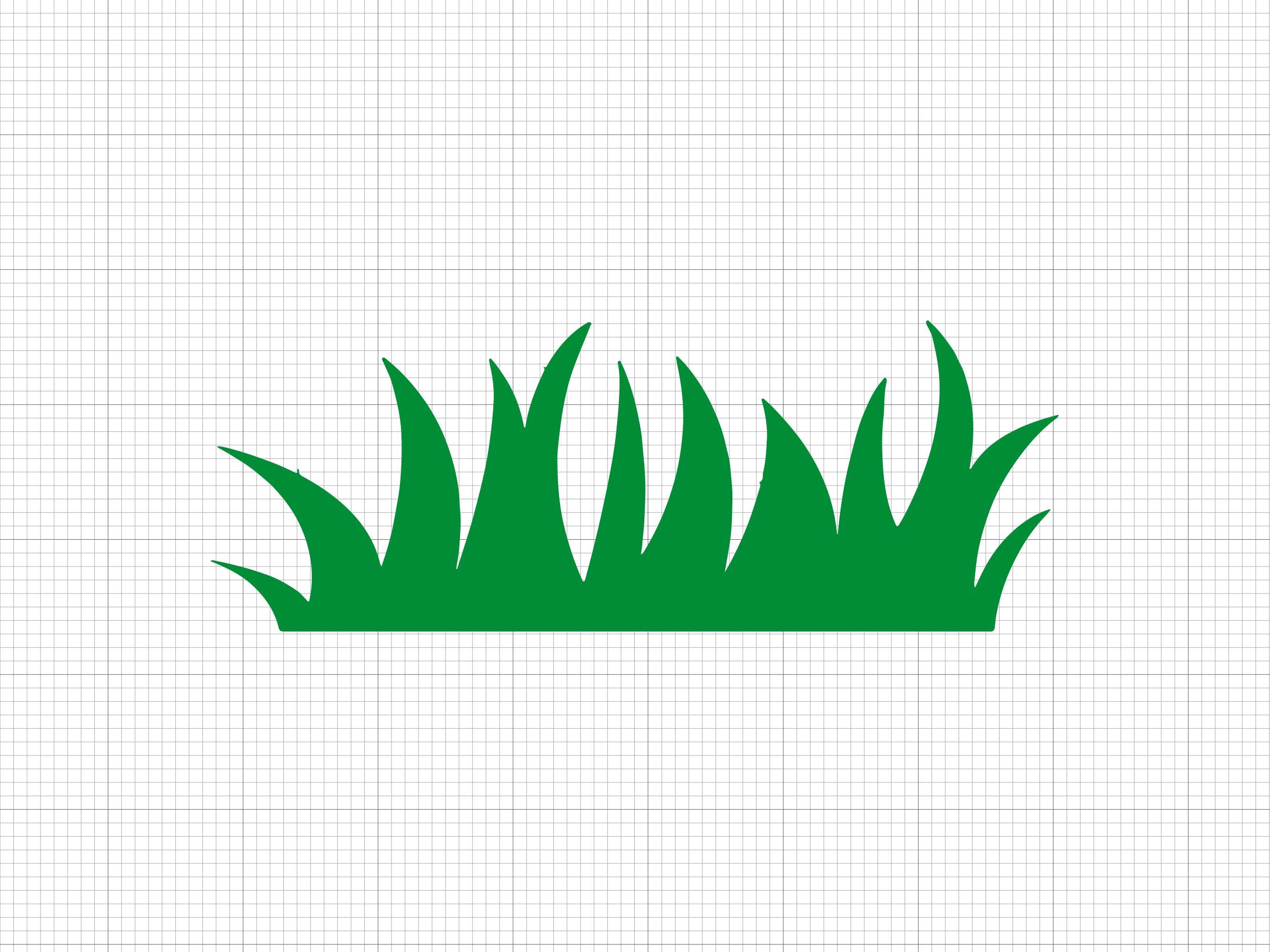 Grass Border Svg Png Pdf Dxf Ai File Download - Etsy