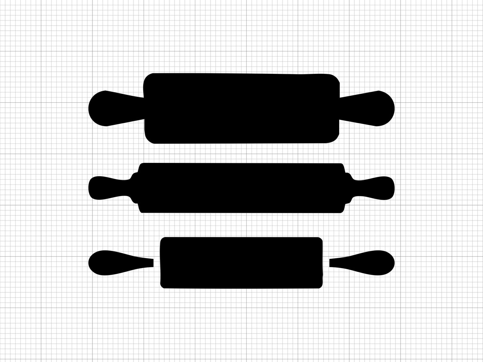 Rolling Pin Svg Png Pdf Ai Dxf File Download - Etsy