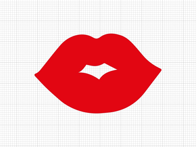 Lips Svg Png Pdf Ai Dxf File Download - Etsy